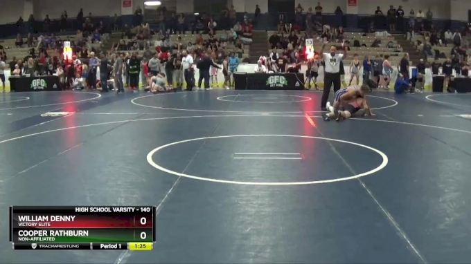 140 lbs Champ. Round 3 - William Denny, Victory Elite vs Cooper ...