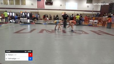 106 lbs Final - Garrett Totten, Shore Thing Wrestling Club vs Evan ...