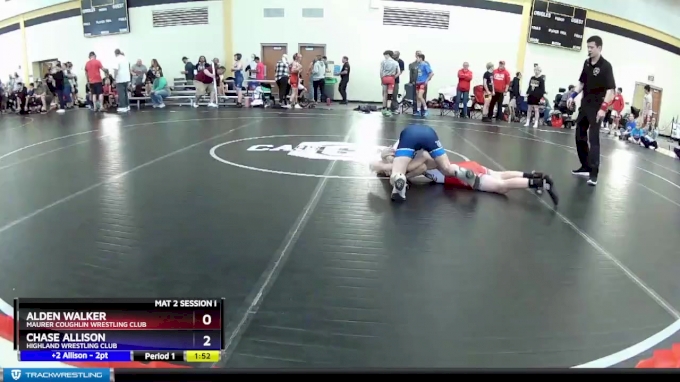 92 lbs Quarterfinal - Alden Walker, Maurer Coughlin Wrestling Club vs ...