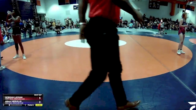 125 lbs Round 4 - Morgan Layman, Front Royal Wrestling Club vs Ariah ...