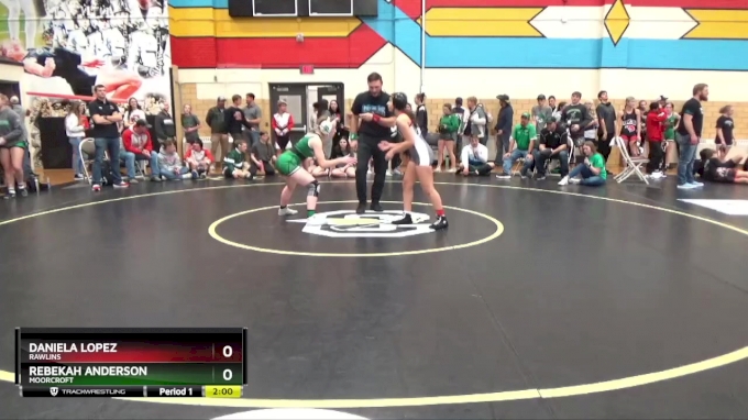 115 lbs Semifinal - Rebekah Anderson, Moorcroft vs Daniela Lopez, Rawlins