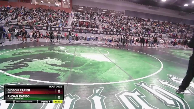 83 lbs Champ. Round 1 - Rhoan Rambo, Legacy Elite WC vs Gideon Rapier ...