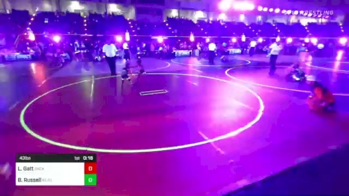 43 lbs Consi Of 8 #2 - Liam Gatt, Backyard Brawler vs Beau Russell ...