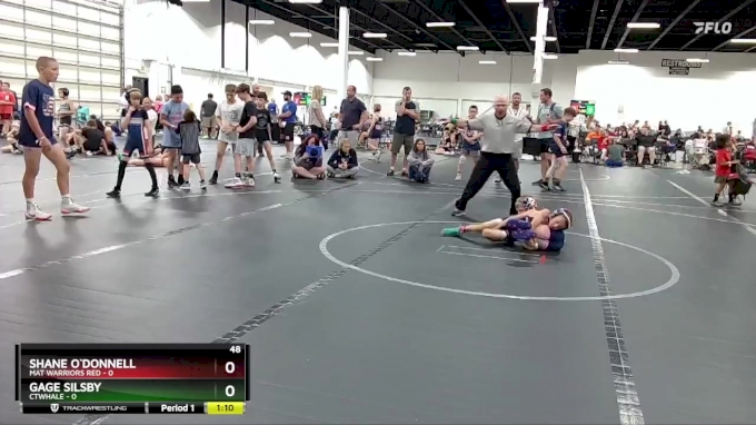 48 lbs Round 5 (6 Team) - Gage Silsby, CTWHALE vs Shane O`Donnell, Mat ...