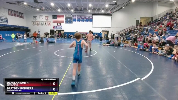 78 lbs Quarterfinal - Deaglan Smith, Douglas WC vs Brayden Rodgers ...