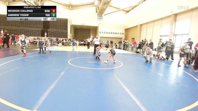 68 lbs Rr Rnd 1 - Nickson Collings, Wrecking Crew Wrestling Academy vs Andrew Yoder, Pursuit ...