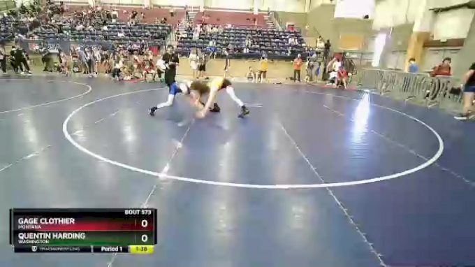 126 lbs 3rd Place Match - Gage Clothier, Montana vs Quentin Harding ...