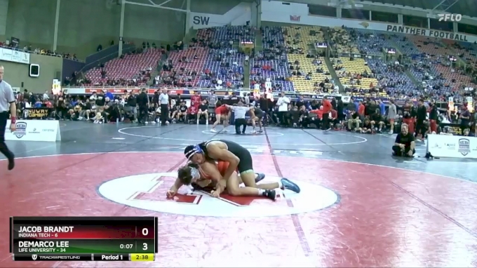 197 lbs Quarters & 1st Wb (16 Team) - Jacob Brandt, Indiana Tech vs ...