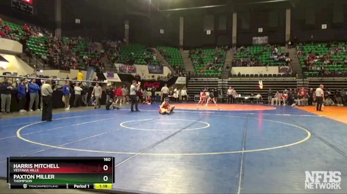 160 lbs Semifinal - Harris Mitchell, Vestavia Hills vs Paxton Miller ...