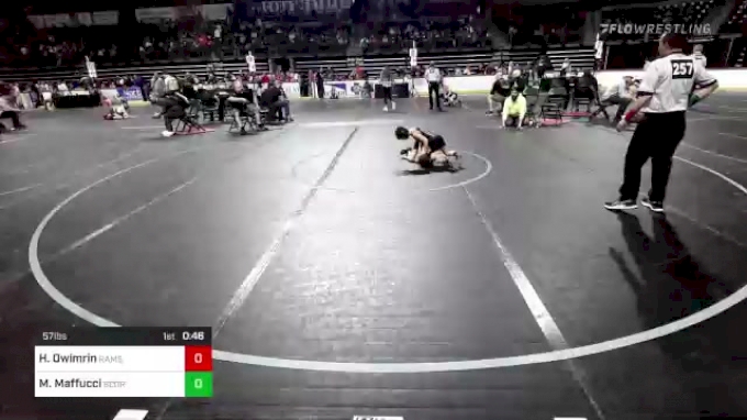 57 lbs Consi Of 8 #1 - Hunter Owimrin, Ramsey vs Michael Maffucci ...