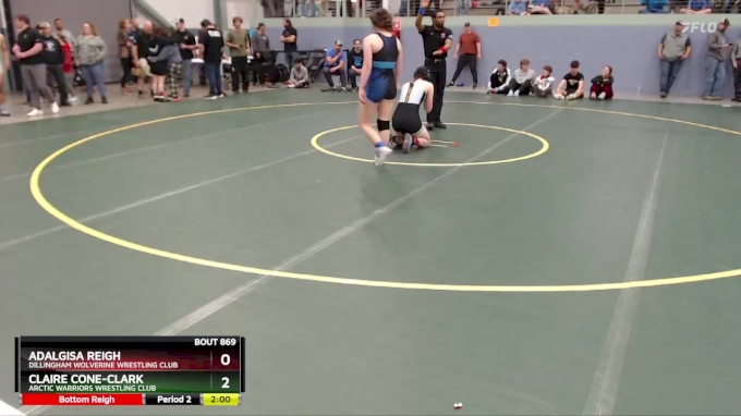 140 lbs Cons. Semi - Claire Cone-Clark, Arctic Warriors Wrestling Club ...