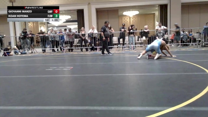 113 lbs Round Of 16 - Giovanni Manzo, Canyon Springs HS vs Koan Hotema ...