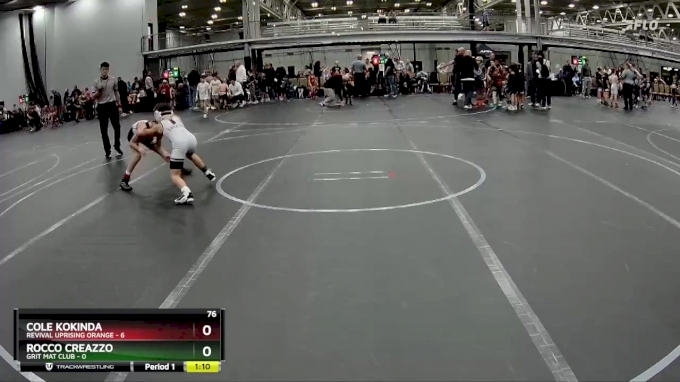 76 lbs Round 1 (4 Team) - Cole Kokinda, Revival Uprising Orange vs ...