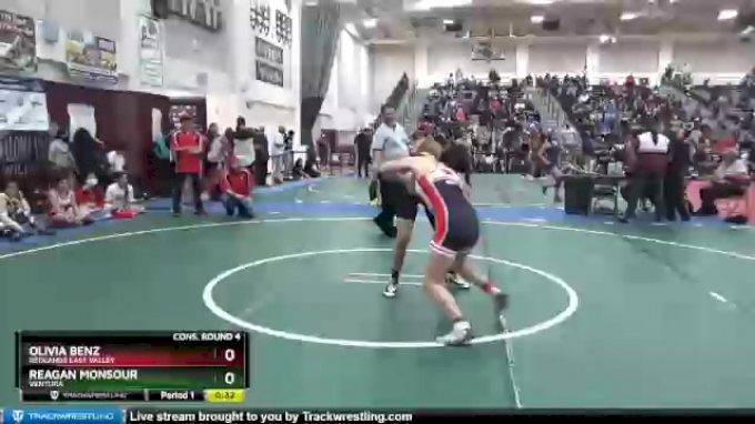 126 lbs Cons. Round 4 - Reagan Monsour, Ventura vs Olivia Benz ...