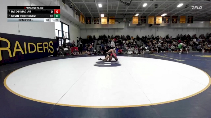 215 lbs Semifinal - Jacob Macias, Oak Hills vs Kevin Rodriguez, St ...