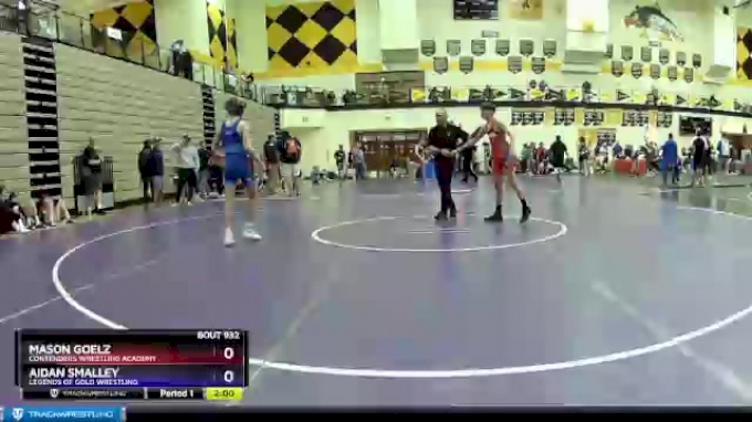 106 lbs Cons. Round 3 - Mason Goelz, Contenders Wrestling Academy vs ...