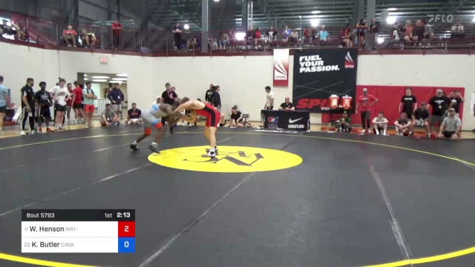 65 kg Round Of 32 - Wyatt Henson, Mat-Town WC vs Kyren Butler, Cavalier ...