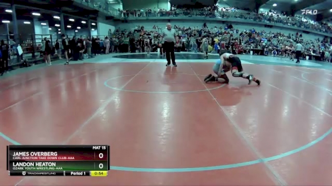 105 lbs Cons. Round 3 - Landon Heaton, Ozark Youth Wrestling-AAA vs ...