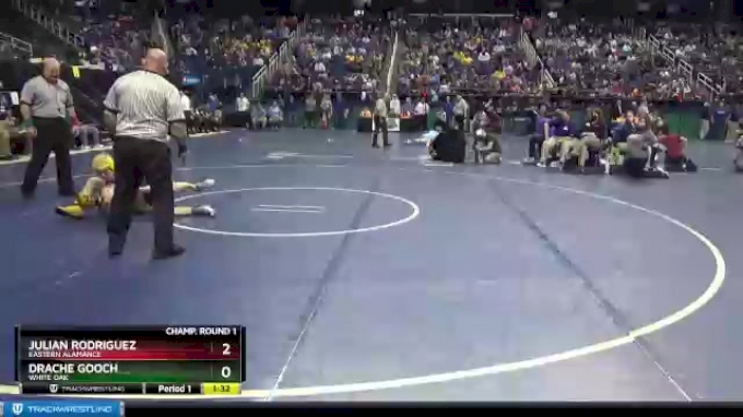 2 lbs Quarterfinal - Caleb Deaton, Lincolnton vs David Mceachern, Mount ...