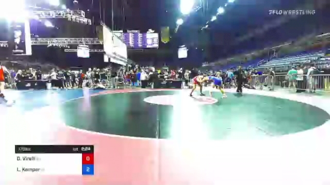 170 lbs Round Of 128 - Dennis Virelli, New Jersey vs Luke Kemper, Indiana