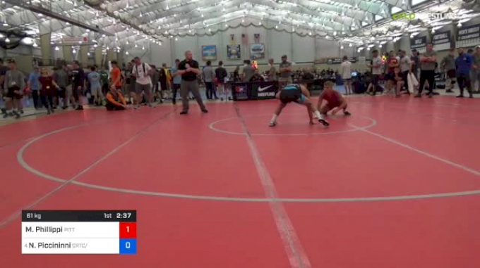 61 kg Round Of 16 - Micky Phillippi, Pittsburgh vs Nick Piccininni ...