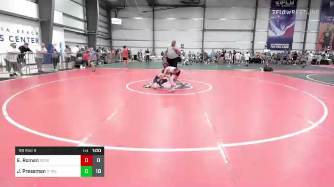 65 lbs Rr Rnd 3 - Elijah Roman, Scorpions vs Jackson Pressman, Shore ...