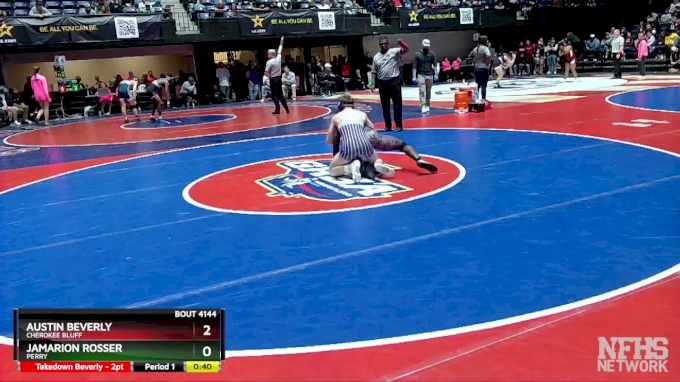 4A-150 lbs Cons. Round 2 - Jamarion Rosser, Perry vs Austin Beverly ...