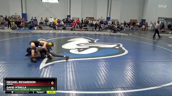 141 lbs Champ. Round 1 - Michael Richardson, Wilkes vs David M`Balla ...