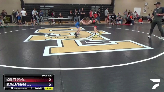 63 lbs Champ. Round 1 - Jaxsyn Walk, Immortal Athletics WC vs Ryker ...