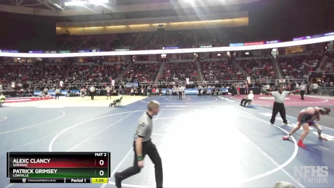 II-138 lbs Champ. Round 2 - Patrick Grimsey, Lowville vs Alexc Clancy ...