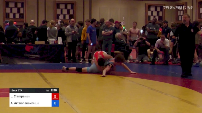 79 kg Consi Of 16 #2 - Luke Ciampa, New Jersey vs Adrian Artsisheuskiy ...