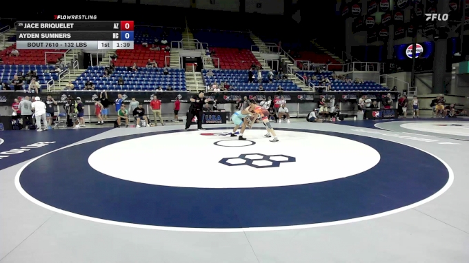 132 lbs Cons. Rd Of 32 - Jace Briquelet, AZ vs Ayden Sumners, NC