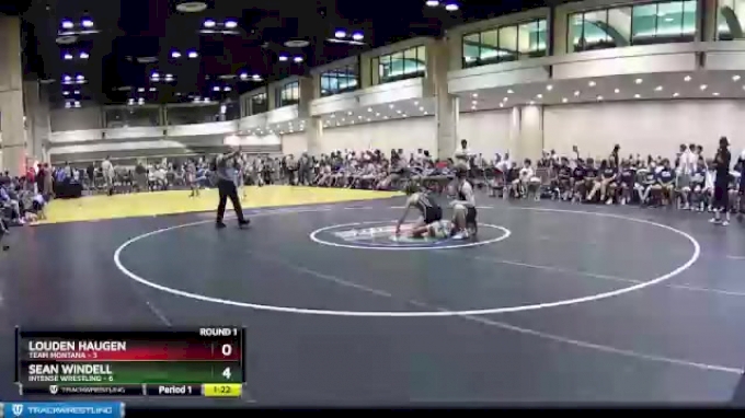 120 lbs Round 1 (10 Team) - Louden Haugen, Team Montana vs Sean Windell ...