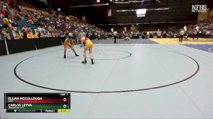 5A - 113 lbs Cons. Semi - Elijah McCullough, Hays vs Carlos Leyva ...