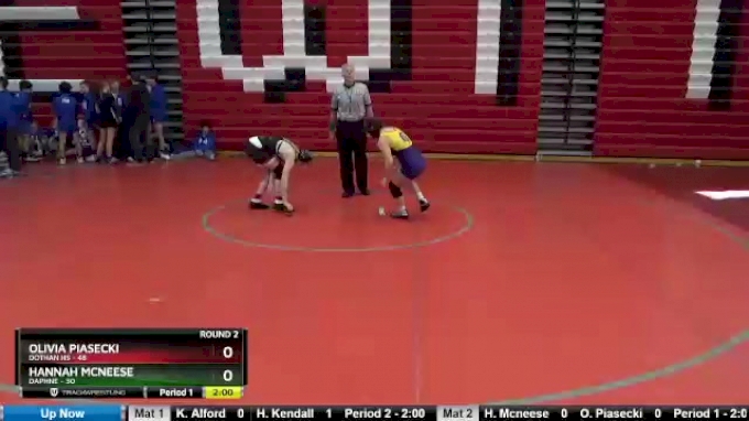 126 lbs Round 2 - Hannah Mcneese, Daphne vs Olivia Piasecki, Dothan HS