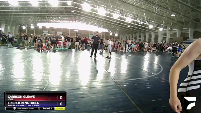 87 lbs Quarterfinal - Carrson Gleave, Utah vs Eric Kjerengtroen ...