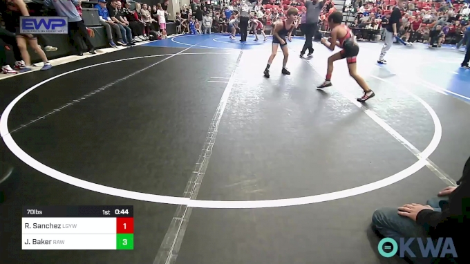 70 lbs 3rd Place - Reilas Sanchez, Locust Grove Youth Wrestling vs ...