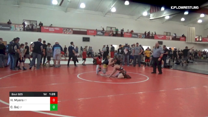 105 lbs Semifinal - Hayden Myers, CT vs Collin Gaj, QT