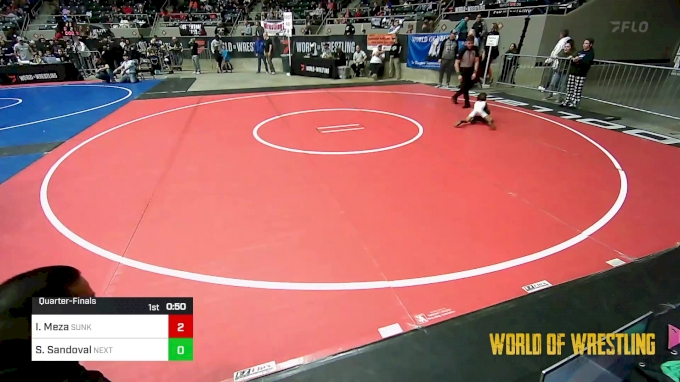 37 lbs Quarterfinal - Isaiah Meza, Sunkist Kids Monster Garage vs Shia ...