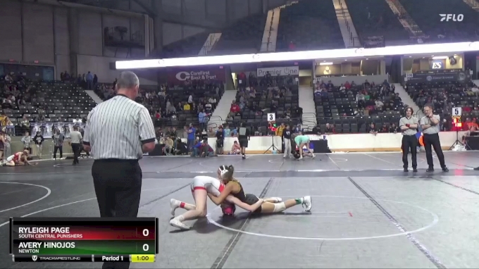 115 lbs 1st Place Match - Avery Hinojos, Newton vs Ryleigh Page, South ...