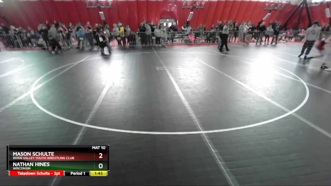 138 lbs Champ. Round 1 - Mason Schulte, River Valley Youth Wrestling ...