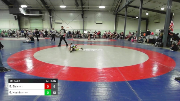 60 lbs Rr Rnd 2 - Brody Bick, Morris Fitness Orange vs Grayson Hushin ...