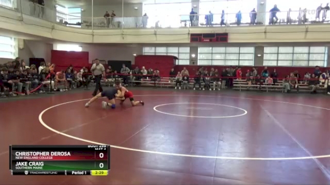 125 lbs Cons. Semi - Jake Craig, Southern Maine vs Christopher DeRosa ...