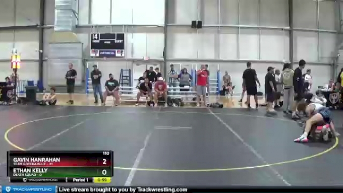 110 lbs Round 1 (6 Team) - Gavin Hanrahan, Team Gotcha Blue vs Ethan ...