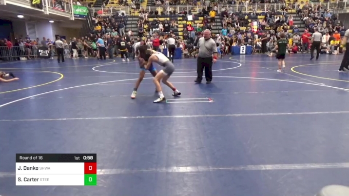 84 lbs Round Of 16 - James Danko, SHWA vs Stephan Carter, Steel Valley ...