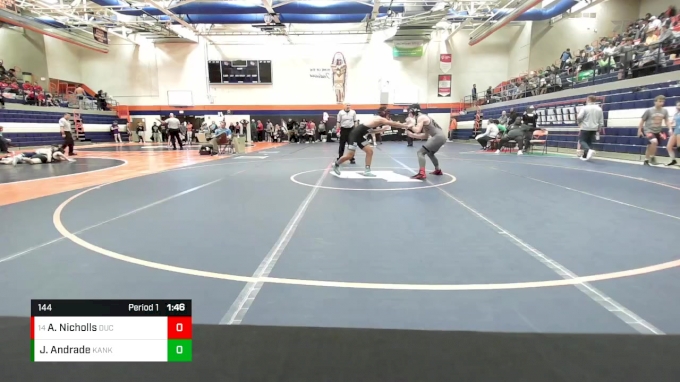 144 lbs Cons. Round 2 - Adam Nicholls, Decatur Unity Christian vs ...