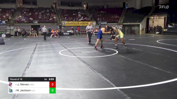 184 lbs Round Of 16 - Justin Nieves, Fresno State WC vs Michael Jackson ...