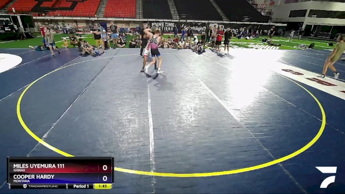 130 lbs 3rd Place Match - Miles Uyemura 111, Hawaii vs Cooper Hardy ...