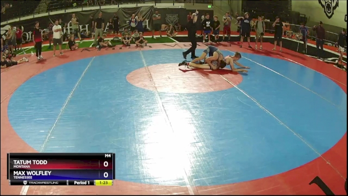 145 lbs Quarterfinal - Tatum Todd, Montana vs Max Wolfley, Tennessee