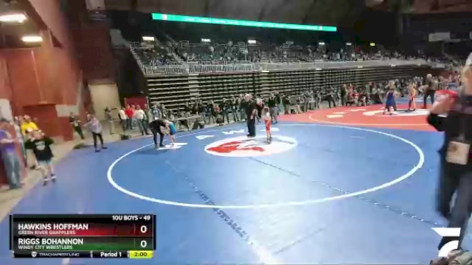 49 lbs Cons. Semi - Hawkins Hoffman, Green River Grapplers vs Riggs ...